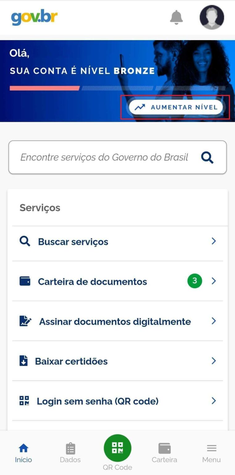 Conta Gov.br de nível Prata ou Ouro: vantagens e como ter