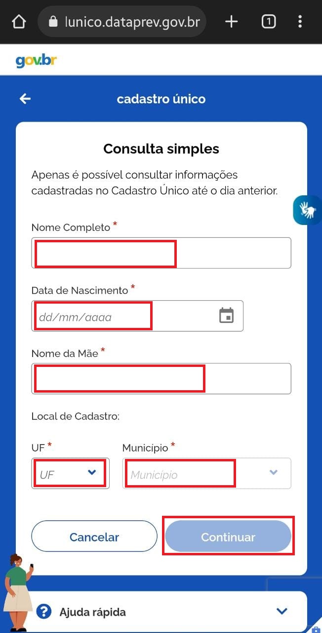 Passo a passo de como saber o NIS do meu filho pela internet
