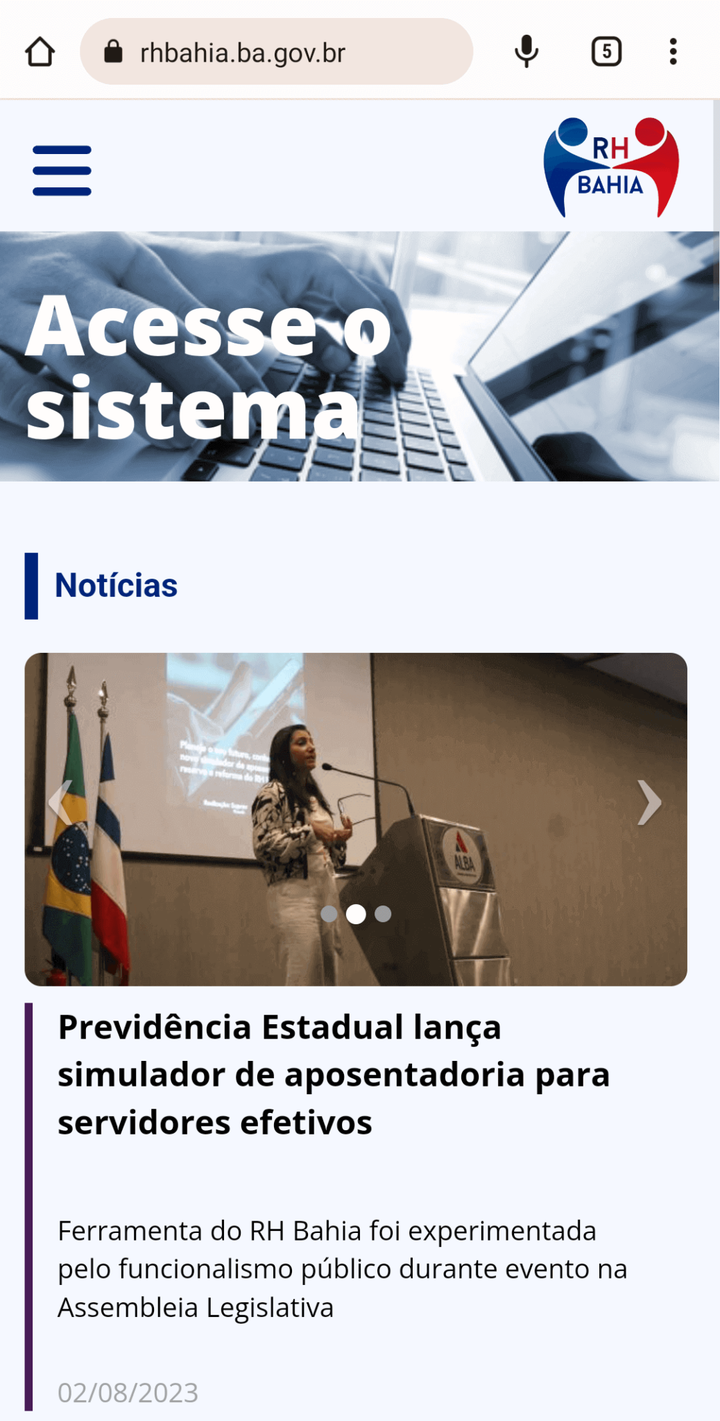 Como ver contracheque online Portal do Servidor por estado